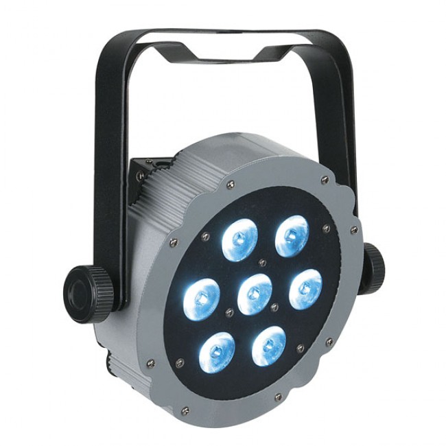 Hvid LED Compact Par DMX med 7x2 watt 2-i-1 LED