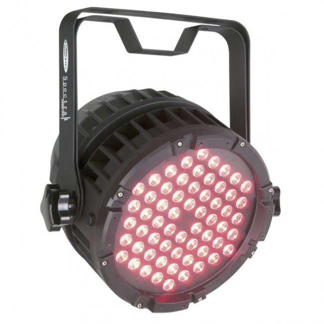 Spectral D5000 IP65 DMX 7x10W LED RGB, sort