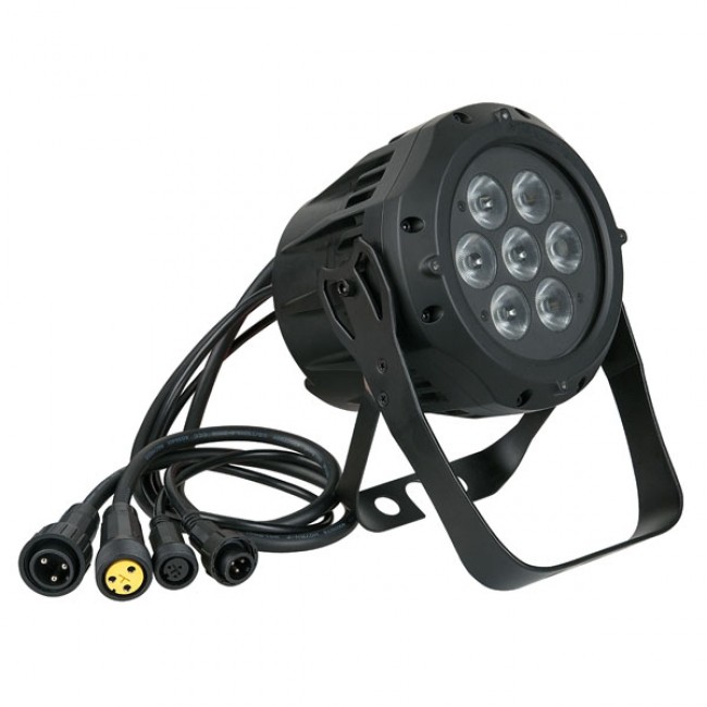 Spectral M400 IP67 DMX med 21x1W LED RGB, sort