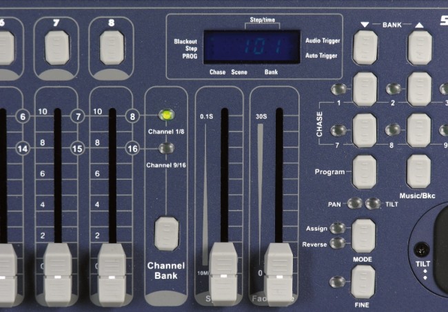 Scanmaster 2 mk2 DMX Scanner styring med joystick