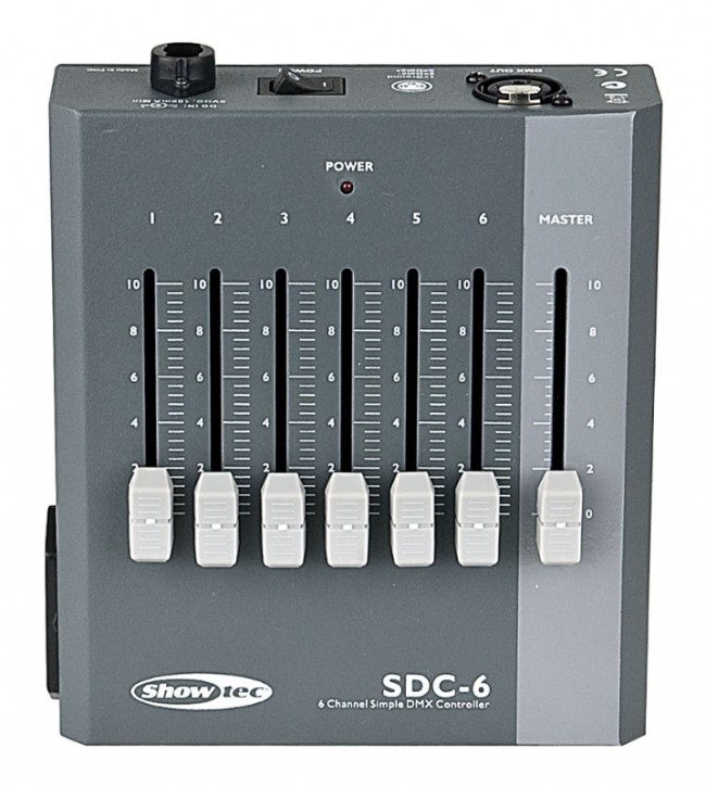 Showtec SDS-6 - 6 kanals DMX mixer