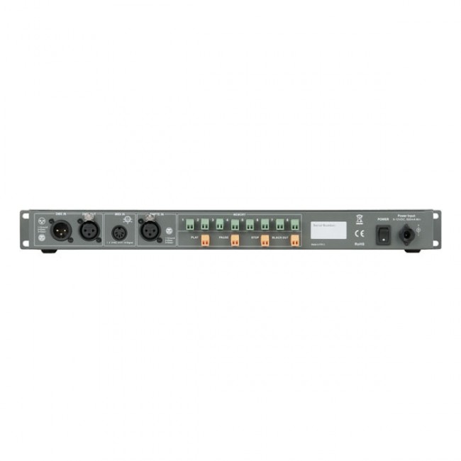 Showtec DR pro rack 19" DMX recorder til SD kort