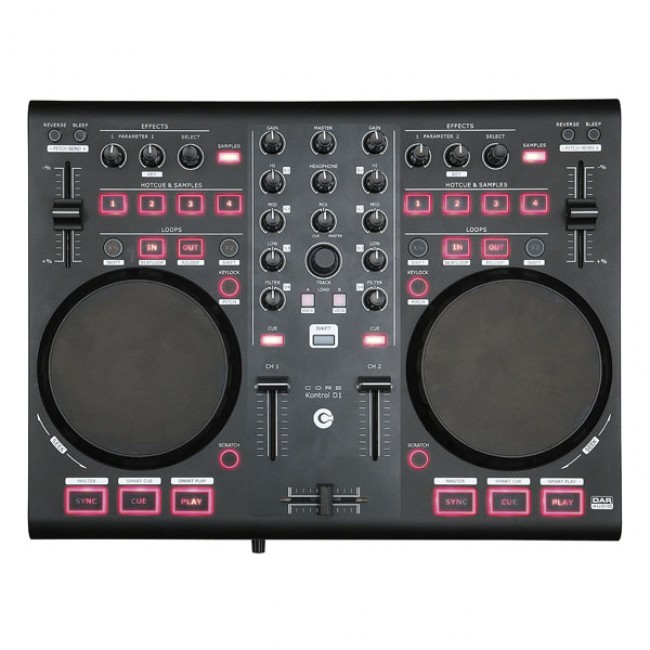 DAP CORE Kontrol D1 2 Deck Midi controller