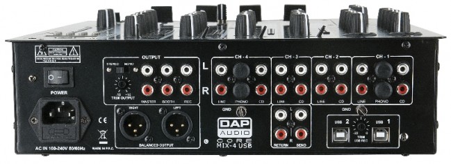 DAP Core Mix-4 ch. m. USB interface