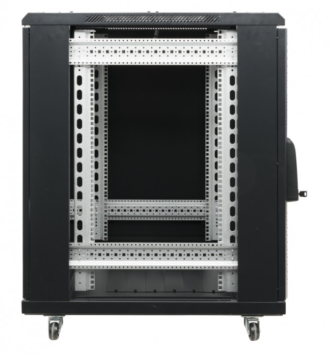 19" Server-rack med glasdør 18U