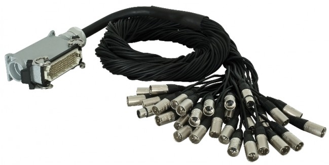 Multikabel 108polet Harting til 36 XLR Neutrik